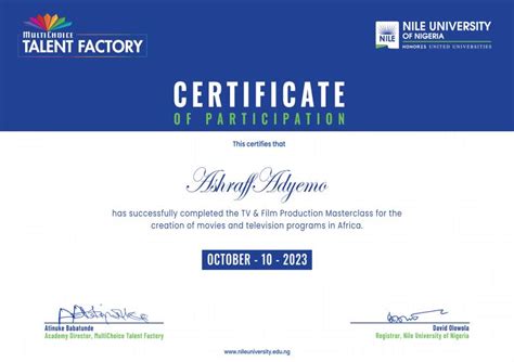 Ashraff Adeyemo On Linkedin Had 2 Certificates Come In Today Thanks