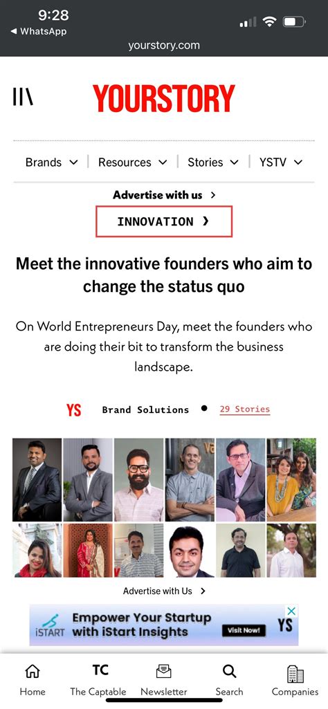 raushan kumar on linkedin i was featured as an “innovative founder” in yourstory big thanks to
