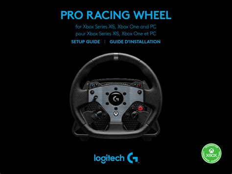 Logitech PRO Racing Wheel Setup Guide Xbox Series X S Xbox One PC