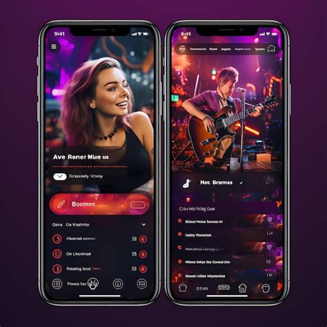 Premium Ai Image Mobile App Design Of Entertainment Live Streaming