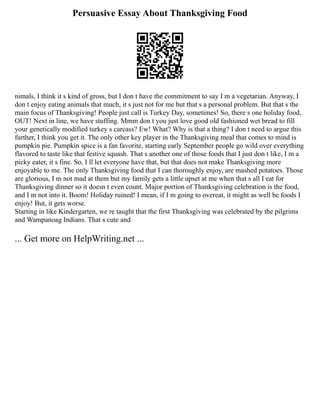 Lecture Examples Of Feature Writin PDF