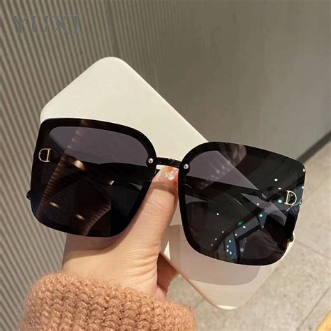 ใหม่ แว่นตากันแดด ทรงกลม ป้องกันรังสียูวี สไตล์เกาหลี สําหรับผู้หญิง Shopee Thailand