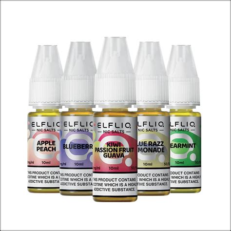 Elf Bar Elfliq Nic Salts 10ml 10mg City Of Fog Vape Store In