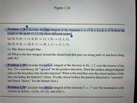 Solved Figure Problem Calculate The Line Integral Chegg