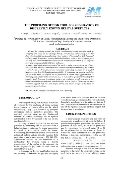 pdf the profiling of disk tool for generation of discreetly known