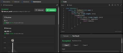 rahul kumar pandit on linkedin maychallenge 2days java array leetcode programming dsa