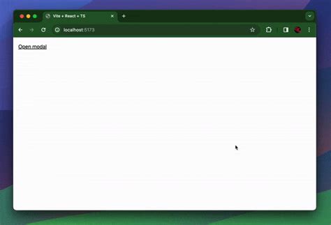 Укрощение Dialog Html с помощью React и Tailwindcss