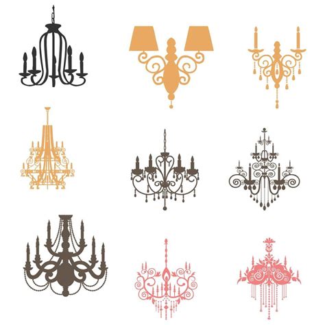 Vector Vintage Lamps Collection Set 22974529 Vector Art At Vecteezy