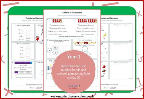 Number Bonds Within 20 Fluency And Reasoning Booklet Set 3 Master The
