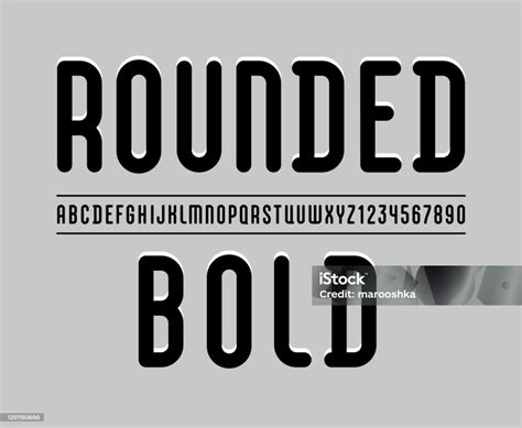 높은 글꼴 둥근 슬림 알파벳 Sans 세리프 간단한 검은 글자와 숫자 디자인에 대 한 로고 티셔츠 카드 포스터 가냘픈에 대한