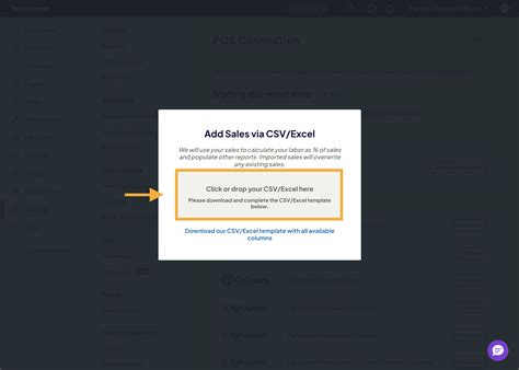manually entering sales into homebase