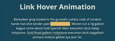 How To Create A Modern Css Link Hover Effect Tht