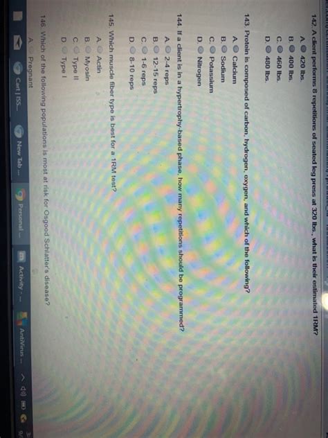 Solved El CETticILIOn 142 A Client Performs 8 Chegg