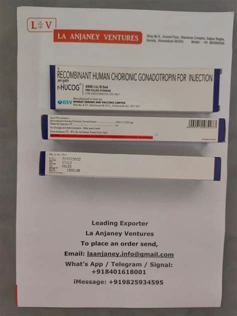 R Hucog Recombinant Human Growth Hormone Injection At ₹ 1500box In Ahmedabad