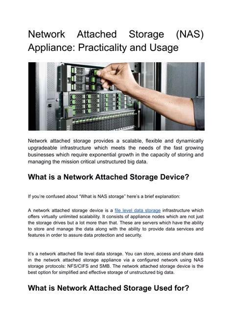 Ppt What Is Network Attached Storage Used For Powerpoint