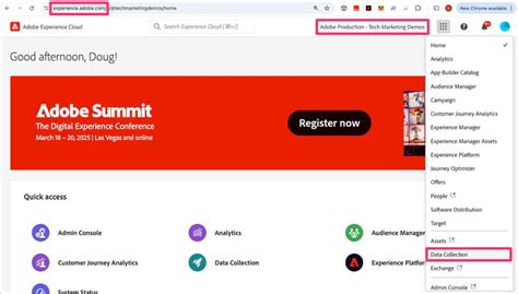 create and configure a datastream adobe data collection