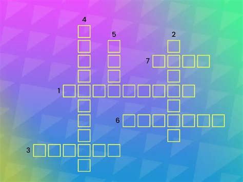 Музыкальный кроссворд - Crossword