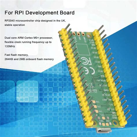 Buy Raspberry Pi Pico Microcontroller Development Board Dual Core ARM Cortex M Processor