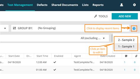 About Test Schedules Qacomplete Documentation