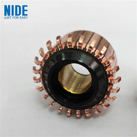 24 Slot Motor Accessories Commutator For Power Tool Ningbo Nide International Co Ltd