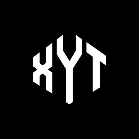 Design De Logotipo De Letra Xyt Com Forma De Polígono Xyt Polígono E