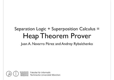 pdf separation logic superposition calculus heap theorem heap