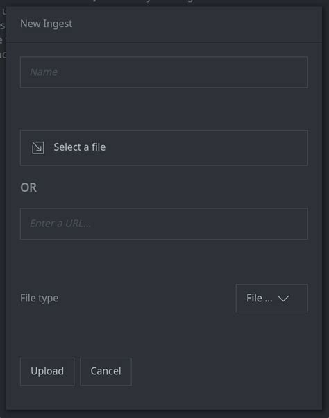 Ingest Tool — Synapse User Interface 2 105 0 Documentation