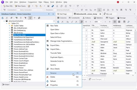 How To Rename A Table In SQL Server With Examples
