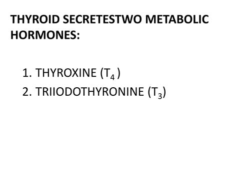 Thyroid Hormone Synthesis Ppt