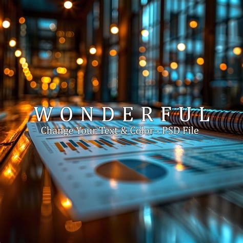 Premium Psd Financial Charts And Graphs Analysis Report