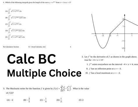 Ap Calculus Bc Mcq