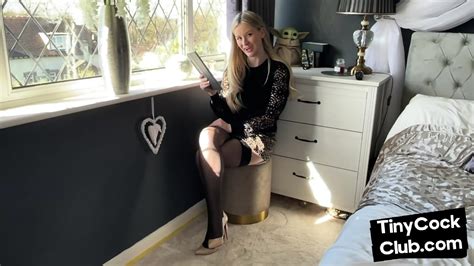 Tiny Cock Got Laughs By Mean Brit Slut In Stockings Eporner