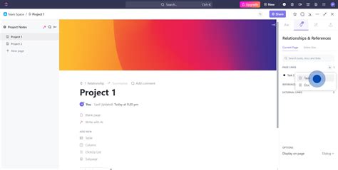 how to create dependency between tasks in clickup