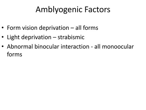 Amblyopia Pptx