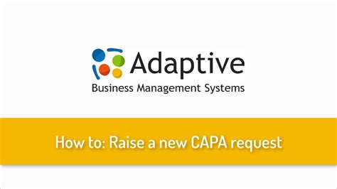 Adaptive Business Management Systems Professional Improvement Software On Linkedin Capa
