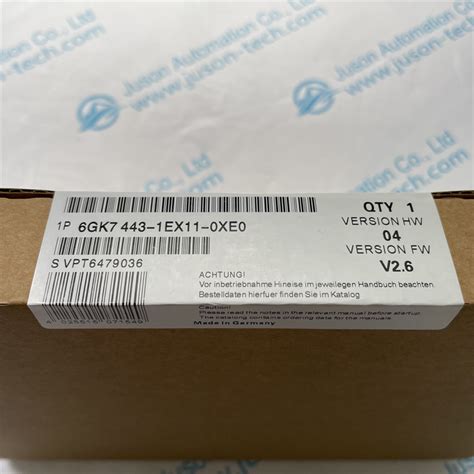 Siemens Communication Processor 6gk7443 1ex11 0xe0 Communications Processor Cp 443 1 For