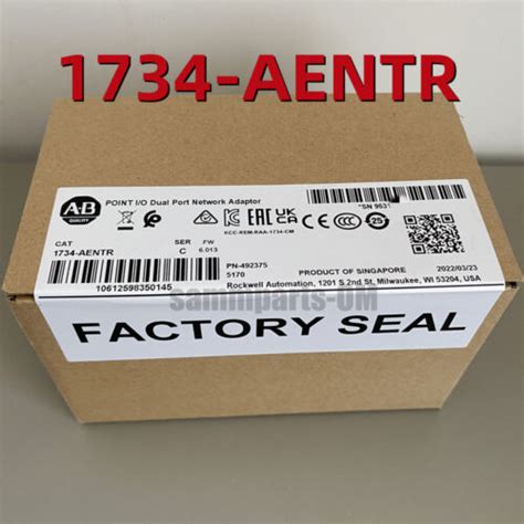 New Factory Sealed AB AENTR C Point I O Dual Port Adaptor Module