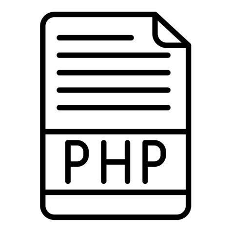 Premium Vector Php File Vector Illustration Style