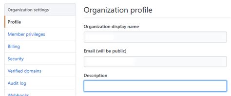 Use Githubs Organisation Description Field To Mention Governance · Issue 257 · Nodejsadmin