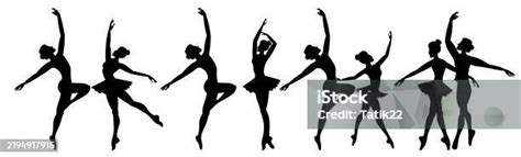 벡터 사람들 발레 커플 발레 댄서 아이콘입니다 댄스 커플 실루엣 세트 한 남자와 한 여자가 클래식 발레를 춤춘다 고립 된 벡터 일러스트 레이 션 20 29세에 대한 스톡