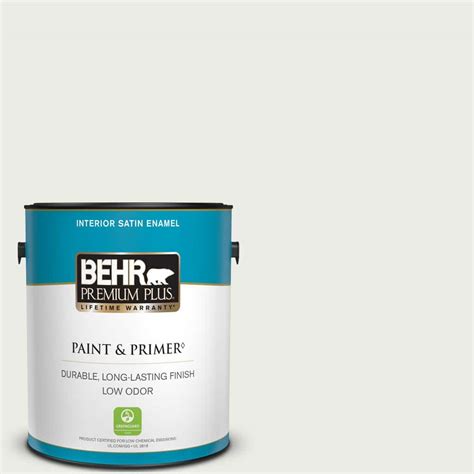 Behr Premium Plus 1 Gal 780e 2 Full Moon Satin Enamel Low Odor