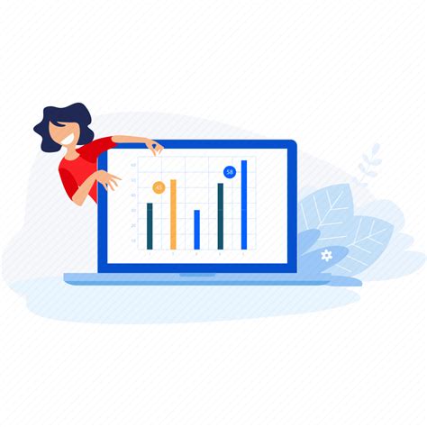 People Analysis Chart Data Analytics Graph Business Illustration