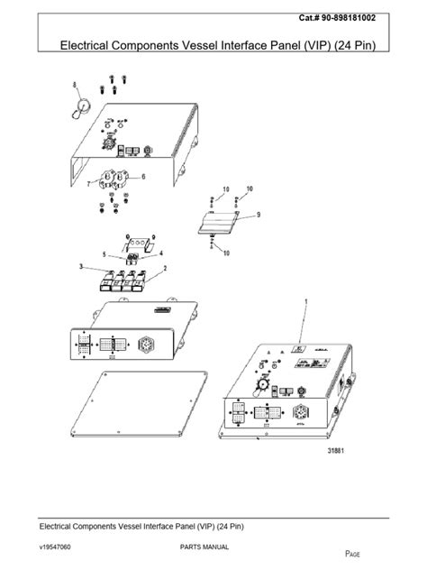 Electrical Components Vessel Interface Panel Vip 24 Pin Pdf