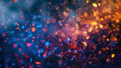 An Image Of Particles Colliding And Exploding Exemplifying The Unpredictable And Explosive