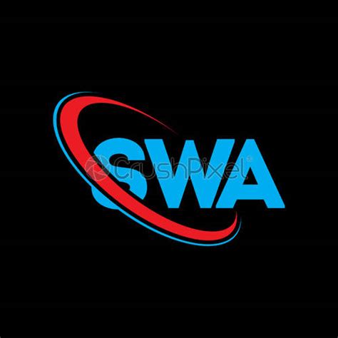 Swa Logo Swa Letter Swa Letter Logo Design Initials Swa Stock Vector 5880067 Crushpixel