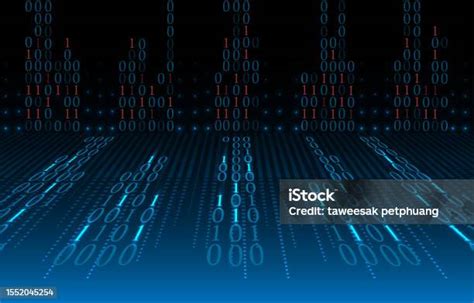 Binary Code Seamless Pattern Abstract Technology Background Programming Encoded Information