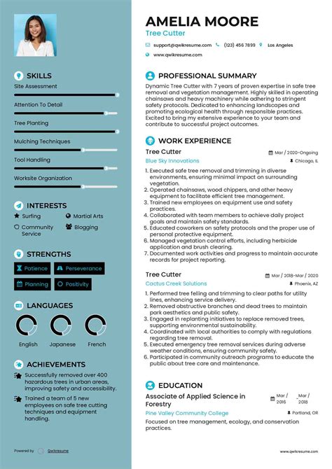 10 Tree Cutter Resume Samples Templates For 2025 10 Tree Cutter Resume Samples Templates For 2025