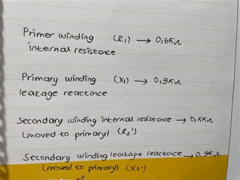 solved the single phase equivalent circuit parameters