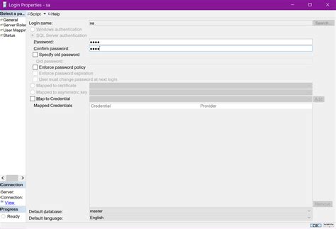 Changing User S Password In SQL Server Stack Overflow