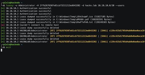 Lsassy On Offsec Tools